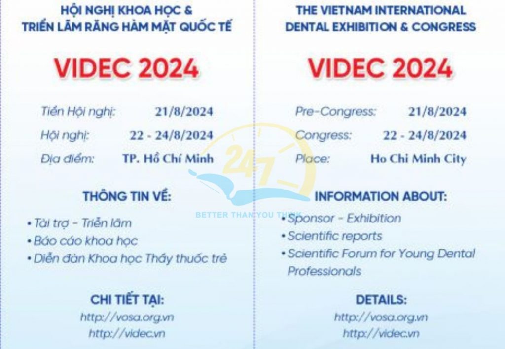 VIDEC 2024 và một số sự kiện nha khoa đáng chú ý trong năm 2024